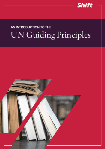 UN Guiding Principles 101 - Shift