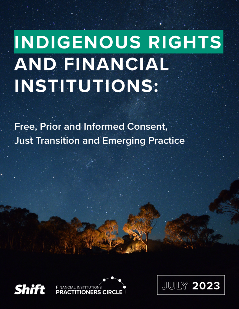 Indigenous Rights and Financial Institutions: Free, Prior and Informed ...